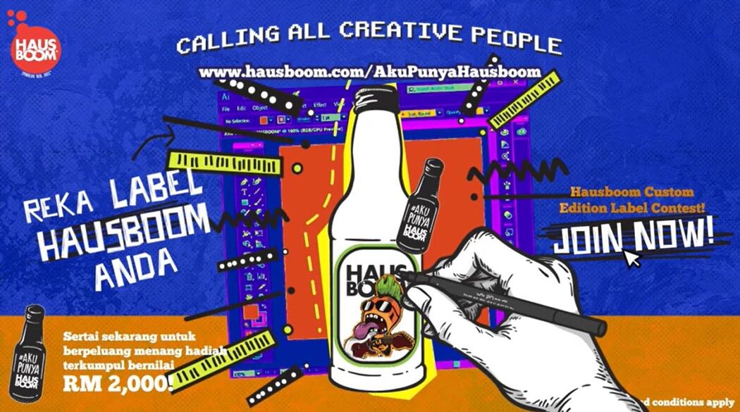 Serlahkan Kreativiti Dan Lihat Rekaan Anda Hiasi Botol Minuman Hausboom