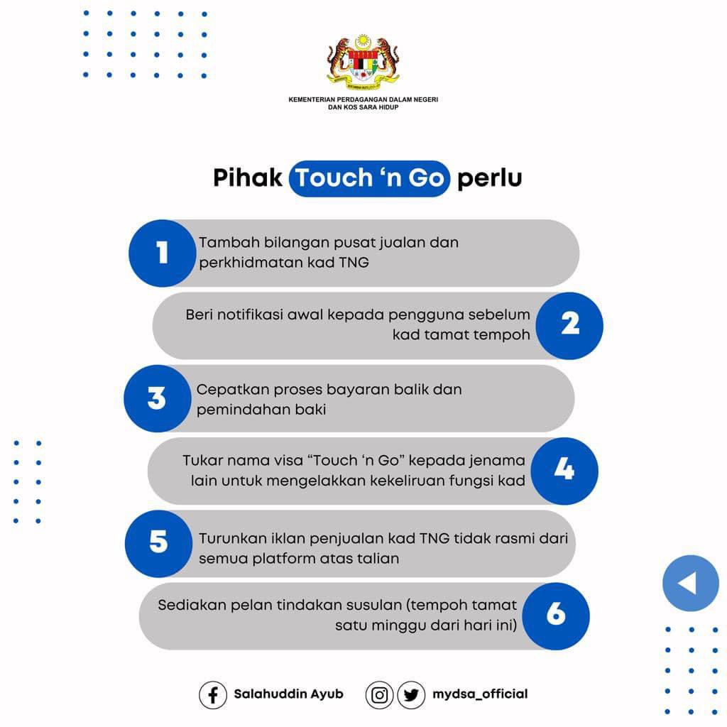 Kerajaan Arah Touch ‘n Go Tambah Bilangan Pusat Jualan Kad TNG