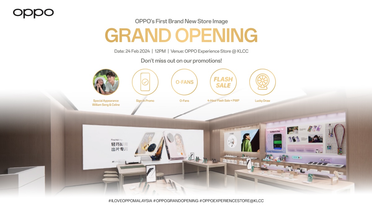 OPPO Malaysia Bakal Lancarkan Kedai Rasmi Dengan Konsep Pro Design 3.0 ...