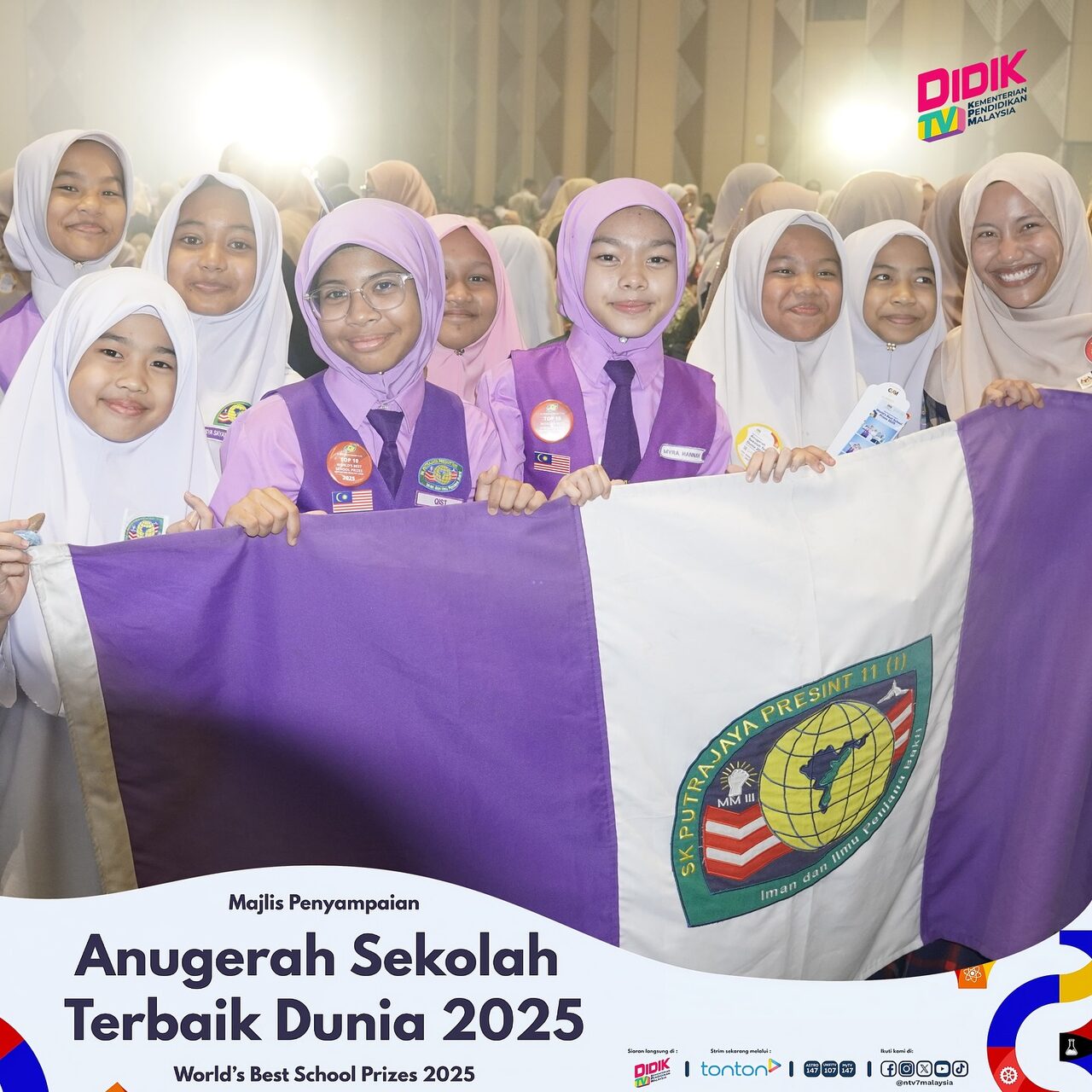 SK Putrajaya Presint 11(1) Cipta Sejarah, Dinobat 'Anugerah Sekolah ...
